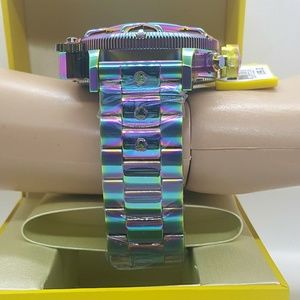 Invicta | Accessories | Left In Stocknew Iridescent Steel Caged Watch ...